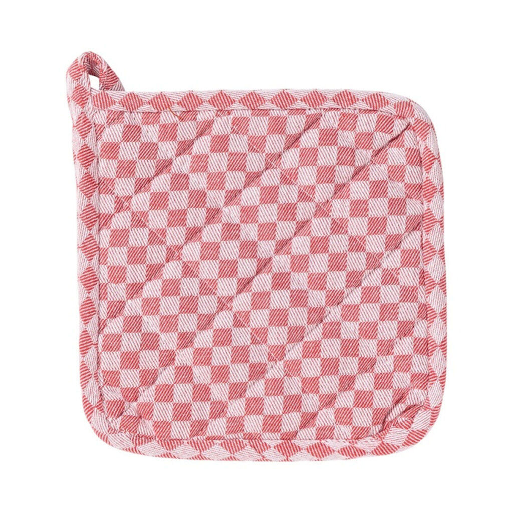 LM Pannenlap 20x20cm – rode ruit – RC Hellevoet